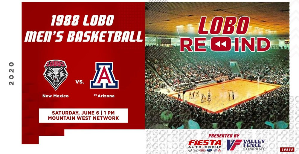 Lobo Rewind: UNM Men’s Hoops vs. #1 Arizona 1988 - New Mexico Lobos ...