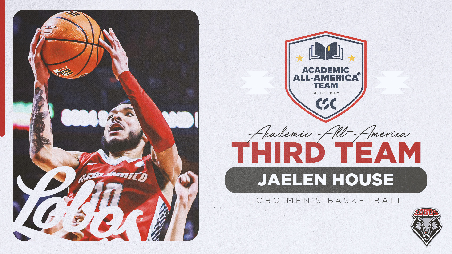 Jaelen House Named Third-Team Academic All-American - New Mexico Lobos ...