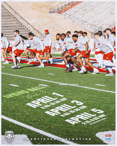 Lobo Football Opens Spring Practice Tuesday Morning – University of New ...