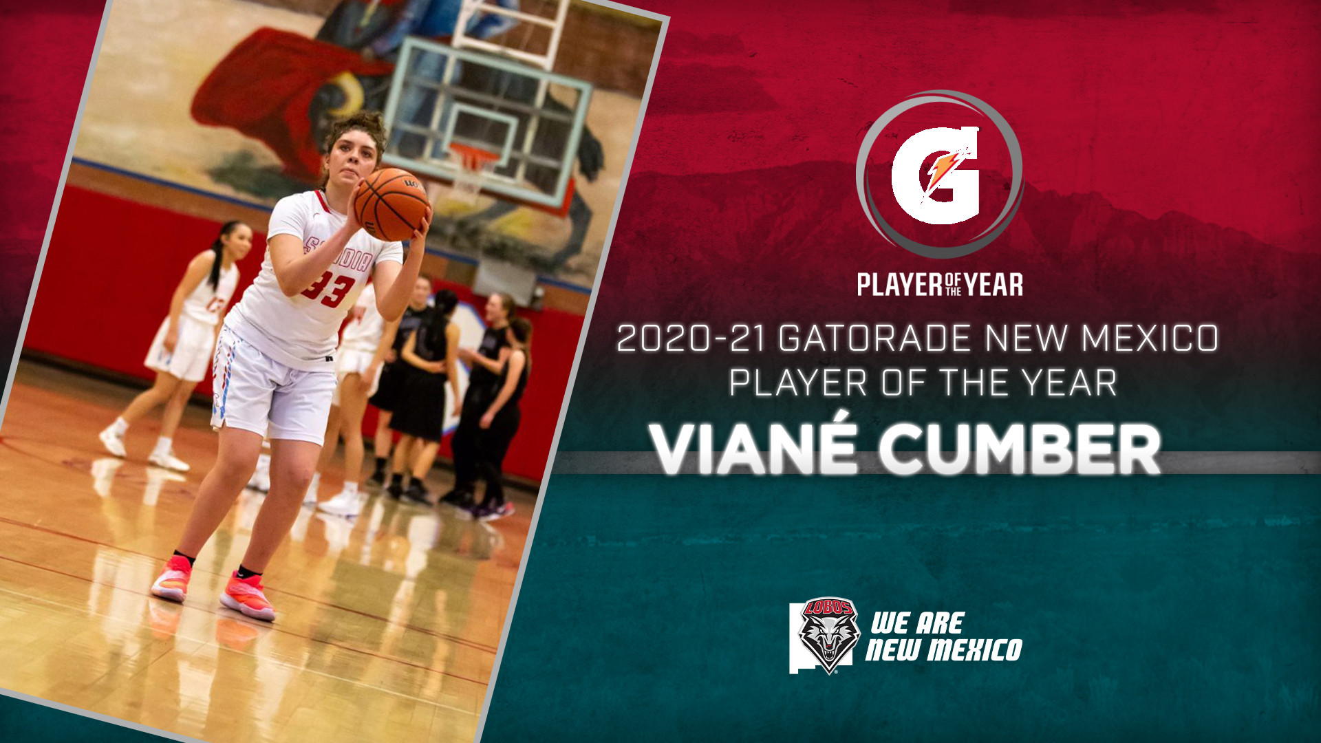 Cumber Named 2020-21 Gatorade New Mexico Player of the Year - New ...