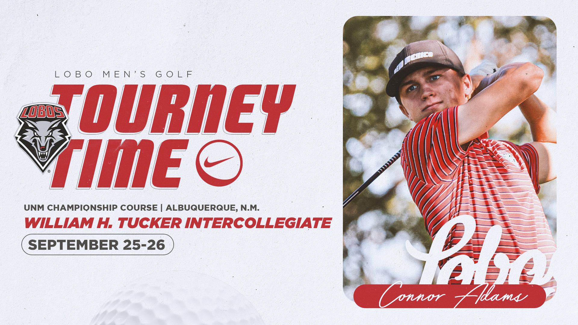 Men’s Golf Hosts Tucker Intercollegiate Monday and Tuesday - New Mexico ...
