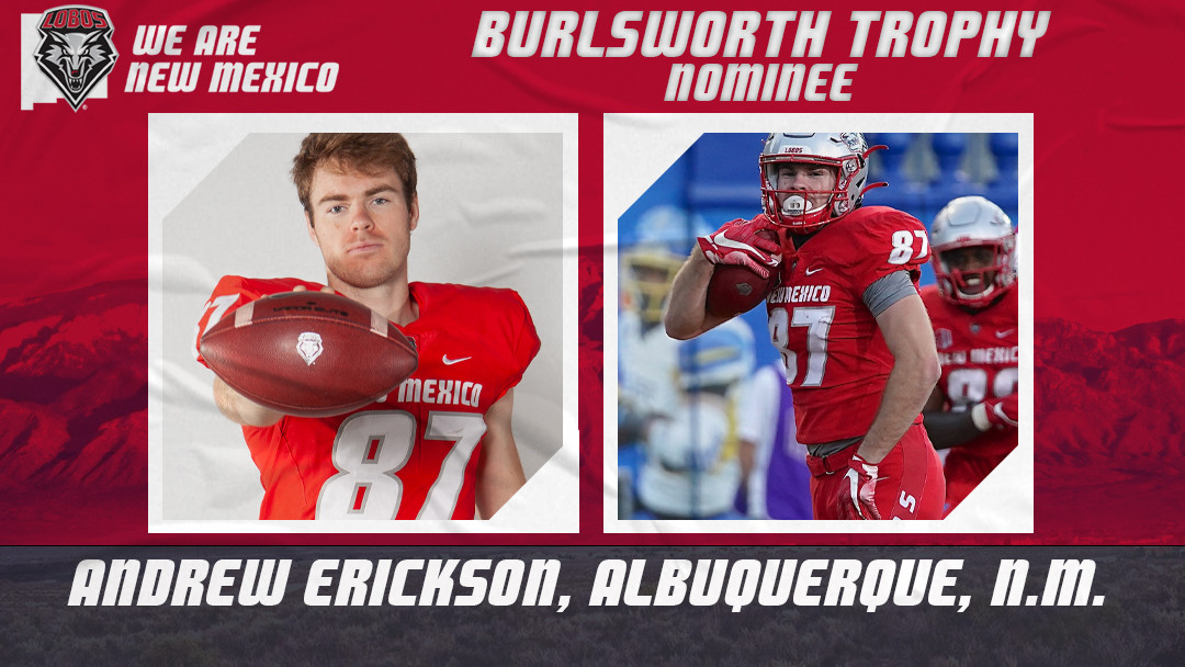 Andrew Erickson Named a Burlsworth Nominee - New Mexico Lobos ...