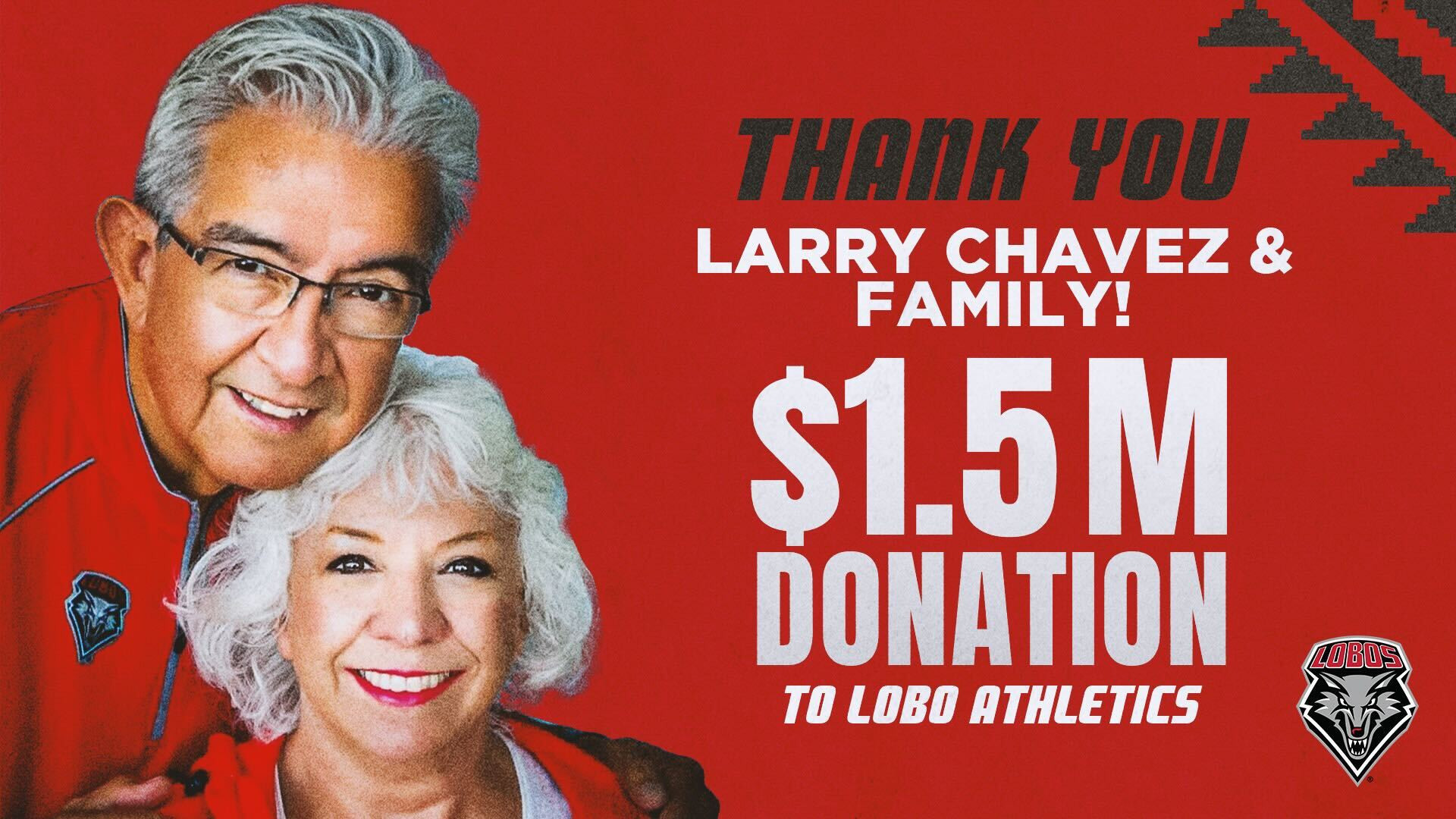 LARRY CHAVEZ MAKES TRANSFORMATIONAL $1.5 MILLION GIFT TO LOBO ALLIANCE - New Mexico Lobos ...