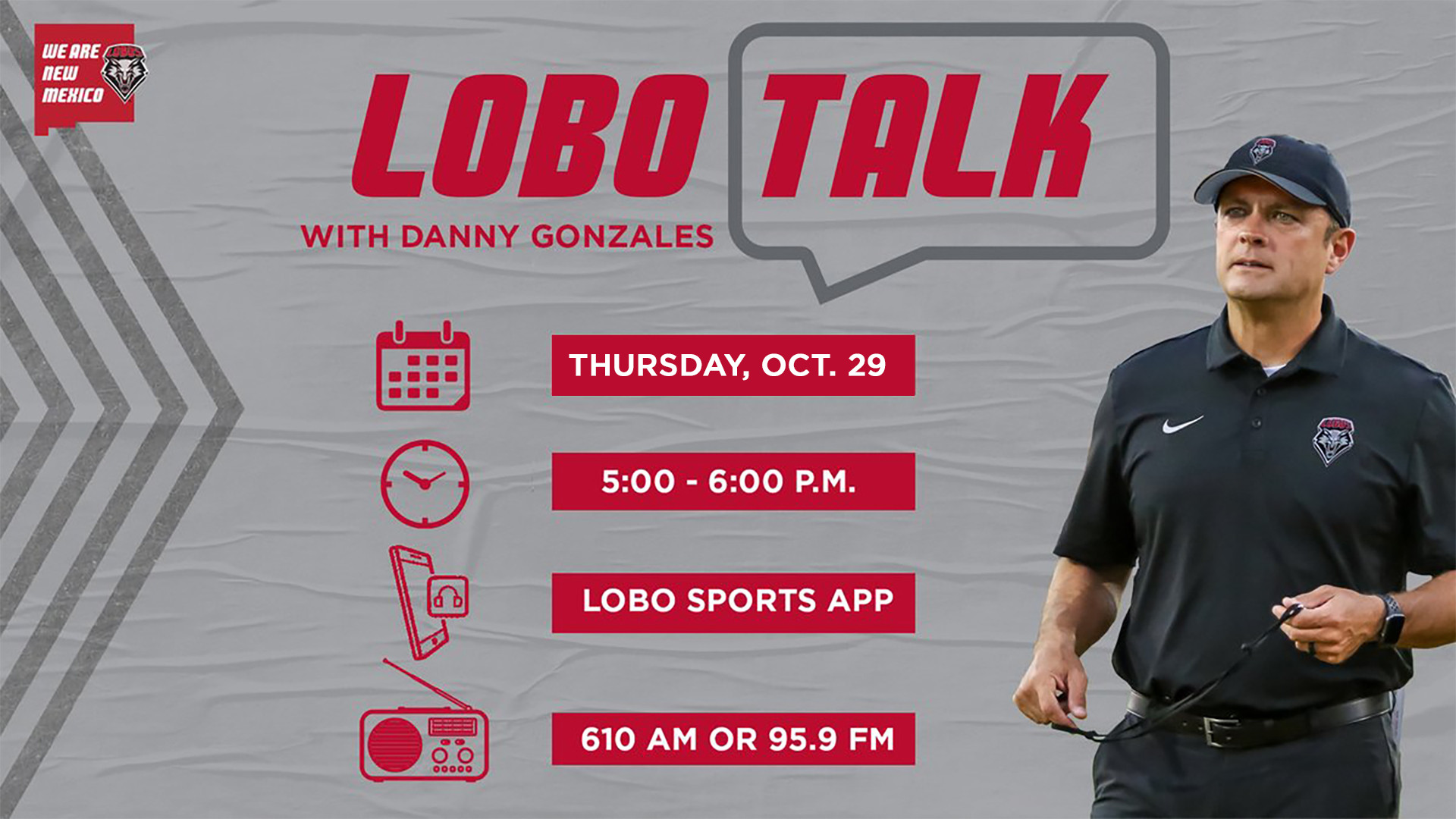 Episode 3 of Lobo Talk with Danny Gonzales Thursday at 5 pm - New ...