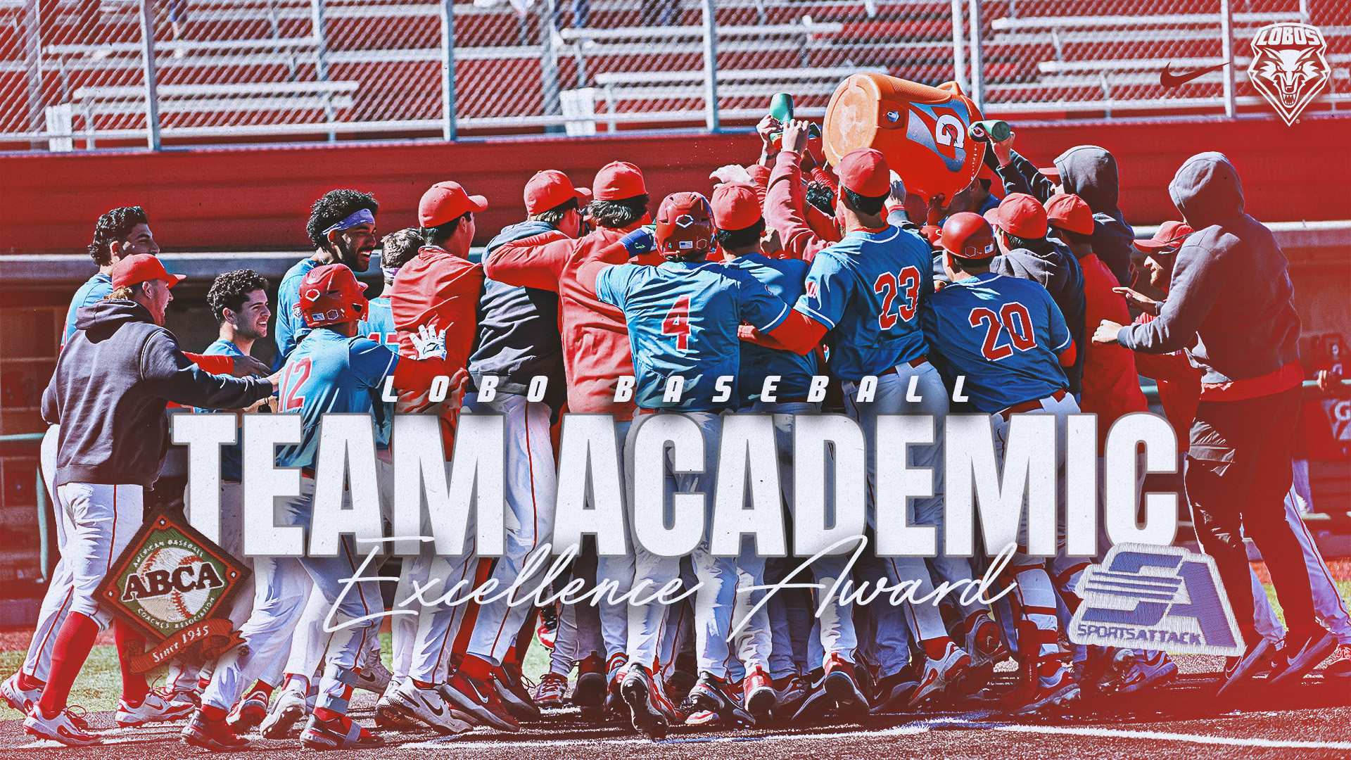 Lobo Baseball Earns ABCA Team Academic Excellence Award - New Mexico ...