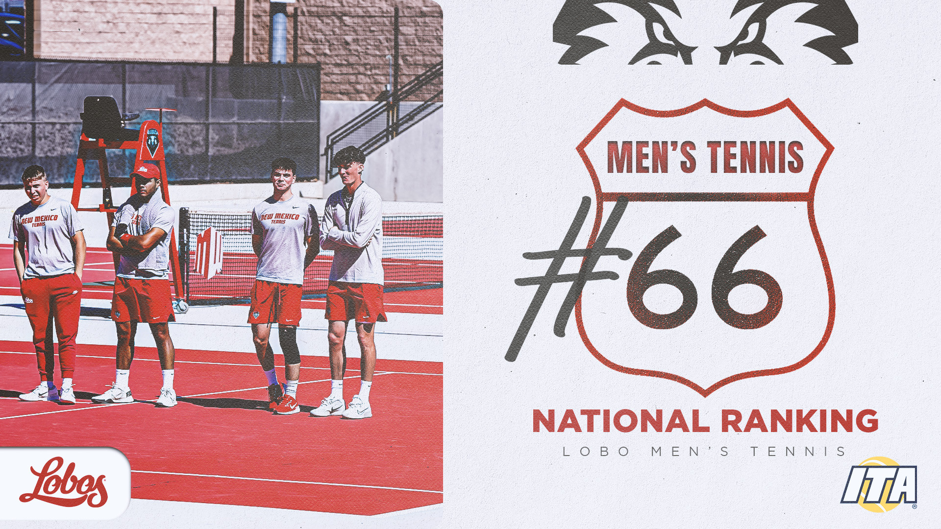 Lobo Men’s Tennis Earns First Ranking of the Season - New Mexico Lobos ...