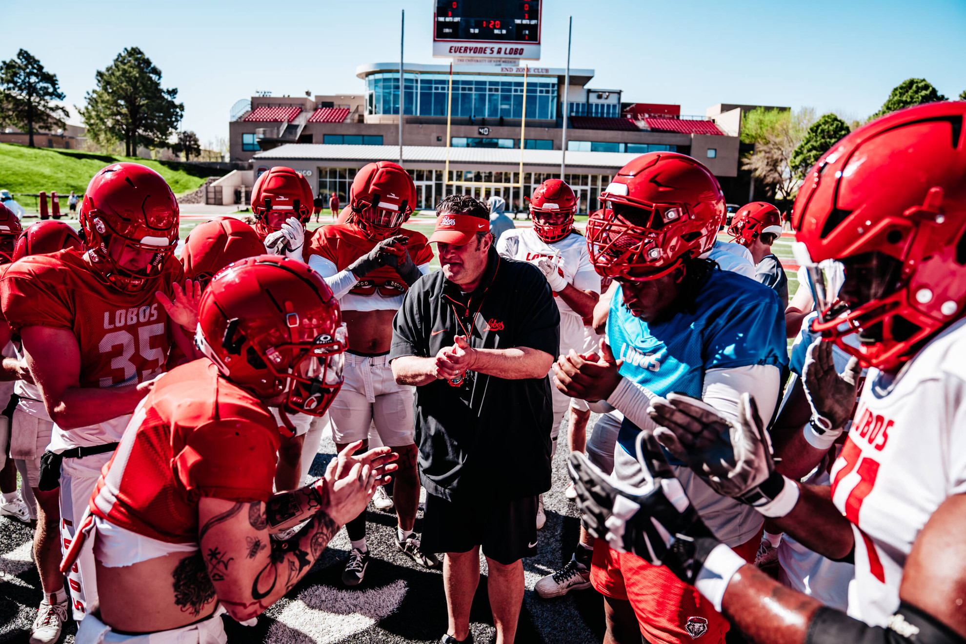 Friday Night Lights for Lobo Football Spring Game - New Mexico Lobos ...