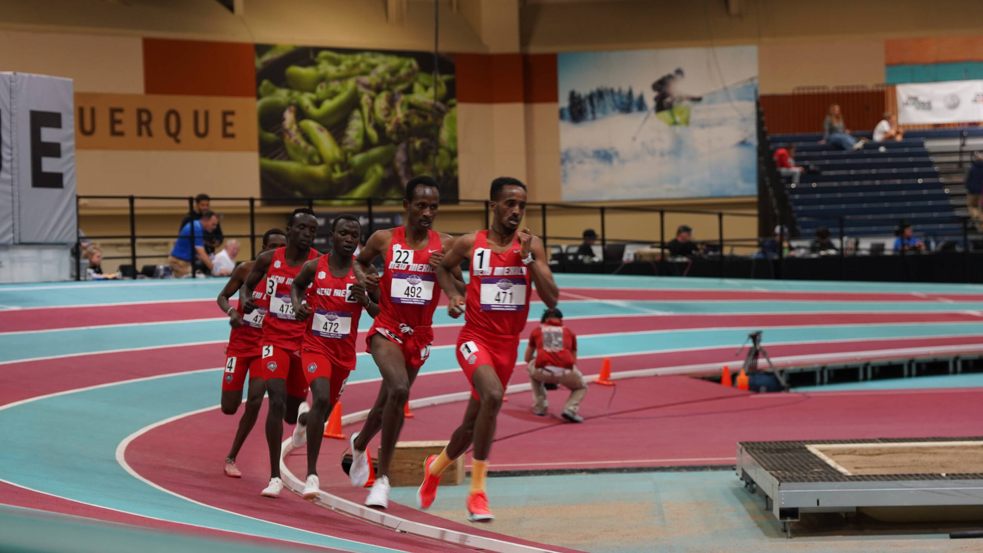 Lobos Lead Both Leadboards Through Day One at MW Indoor Championships ...
