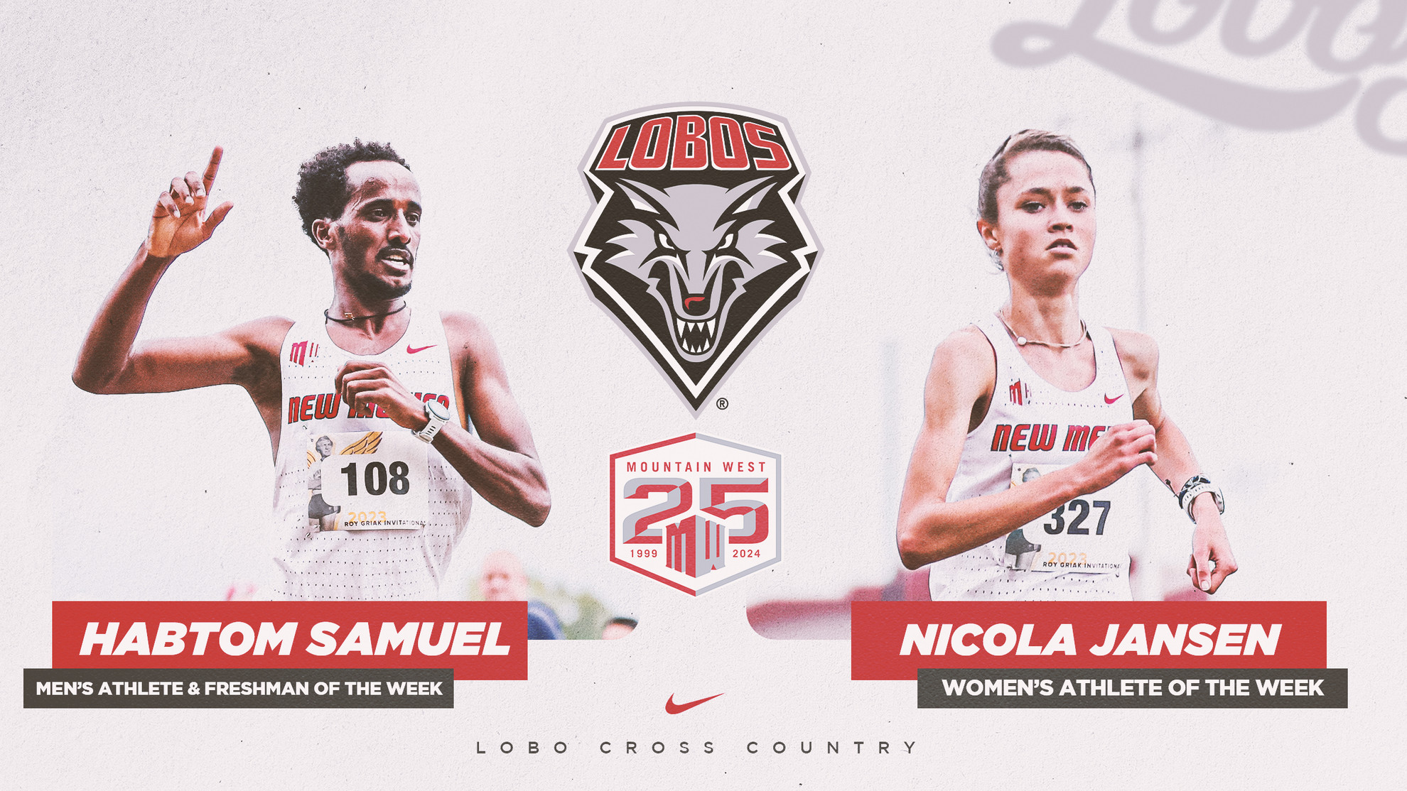 Habtom Samuel, Nicola Jansen Sweep MW Athlete of the Week Awards - New ...