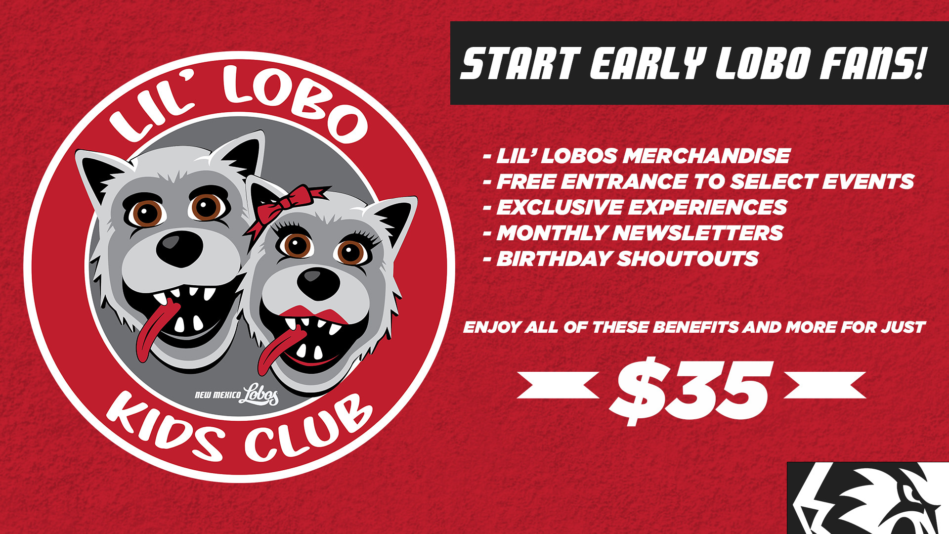 Lil’ Lobo Kids Club Now Available - New Mexico Lobos - Official ...