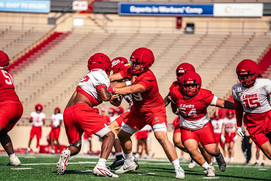 Spring Practice '26 Opening Week in Frames - New Mexico Lobos ...