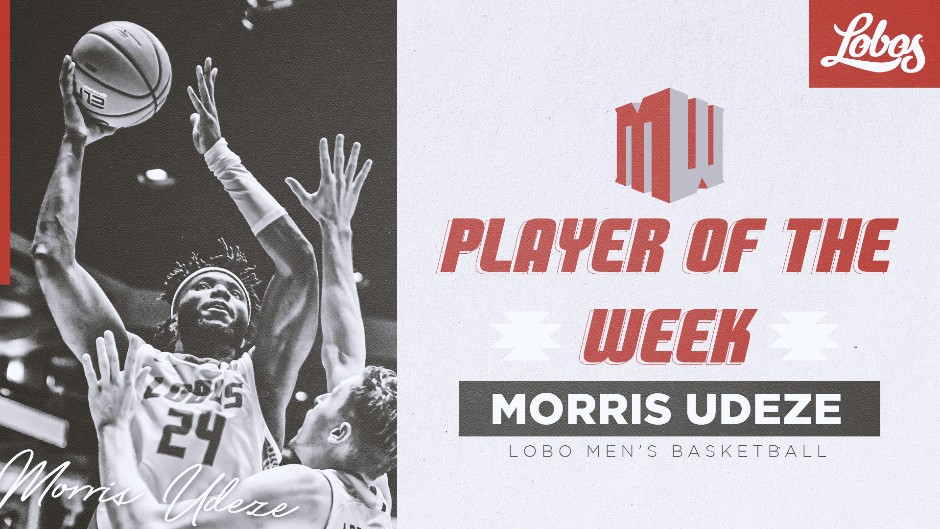 Morris Udeze Named Mountain West Player of the Week - New Mexico Lobos ...