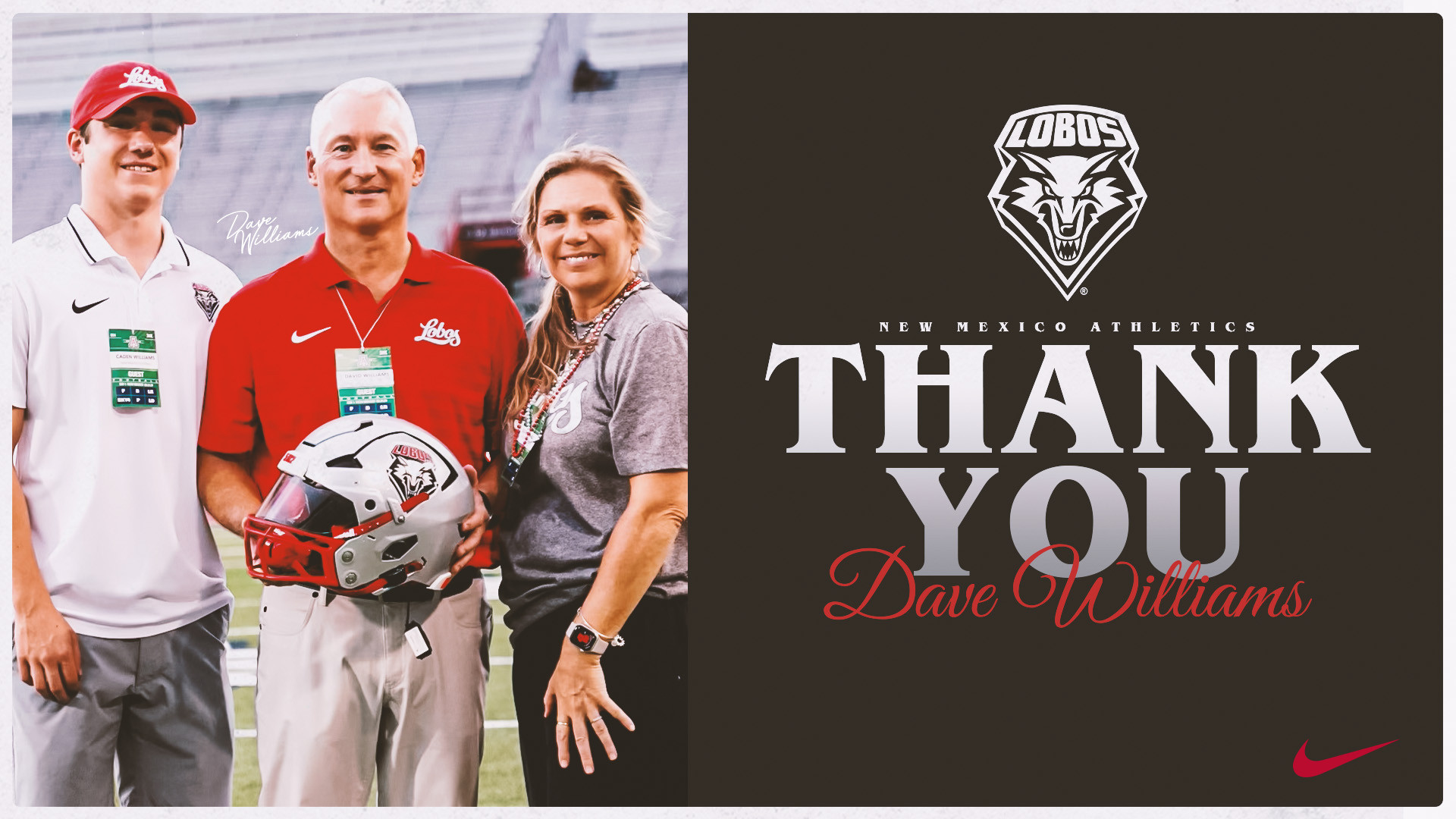 Dave Williams To Depart After Six Years with UNM Athletics - New Mexico ...