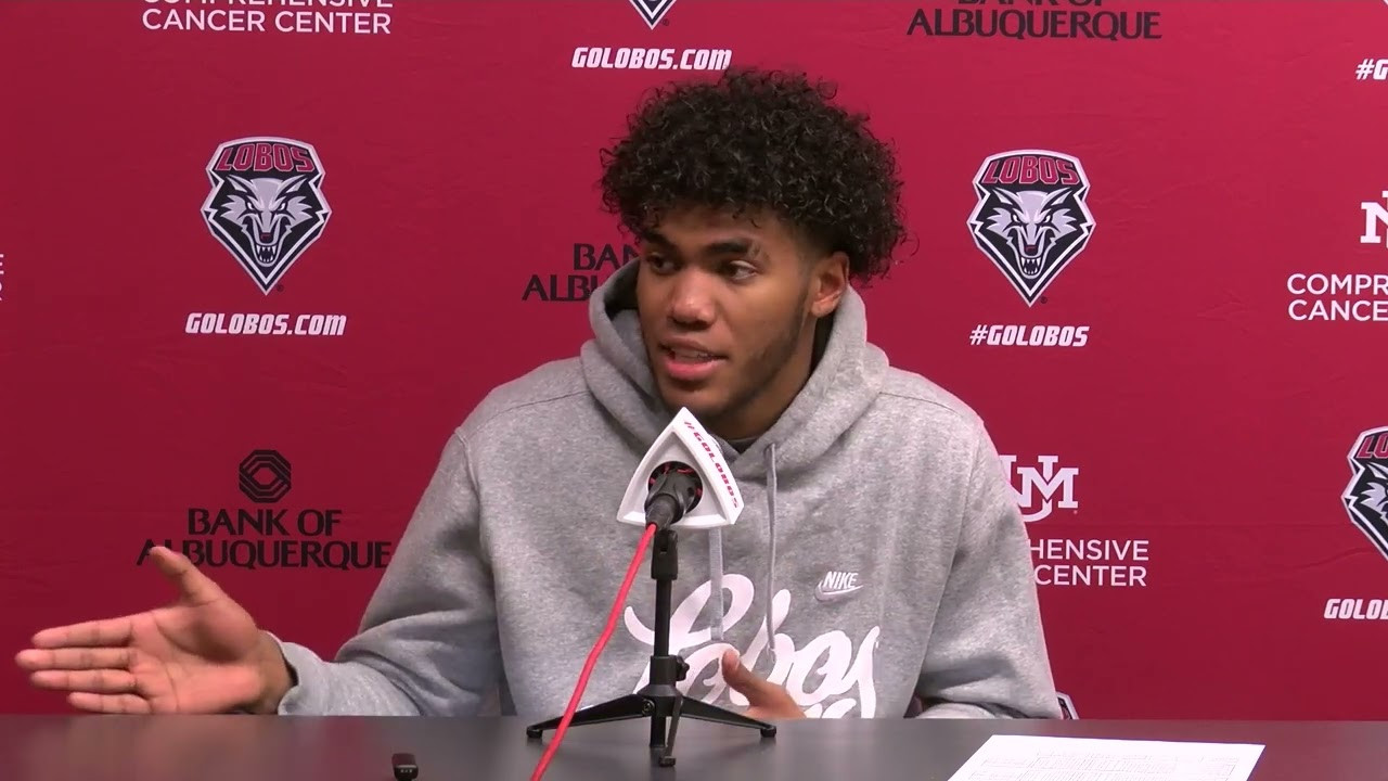 Donovan Dent Postgame - UNM vs. Jacksonville State 11/25/2022 - New ...