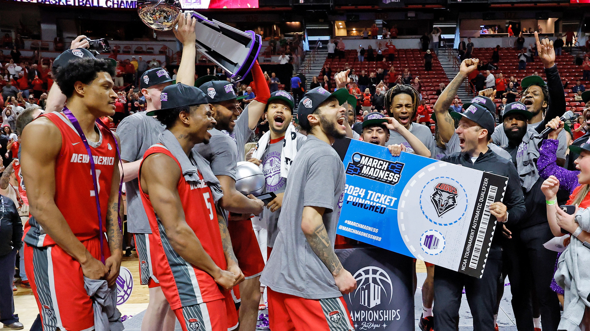 New Mexico Wins Mountain West Championship with 68-61 Win Over San ...