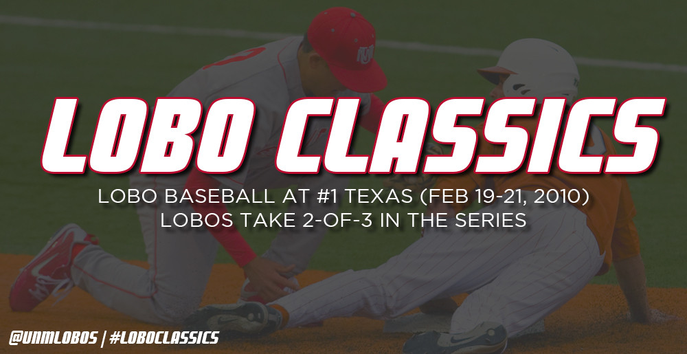 Lobo Classics: Baseball takes series at #1 Texas - New Mexico Lobos ...
