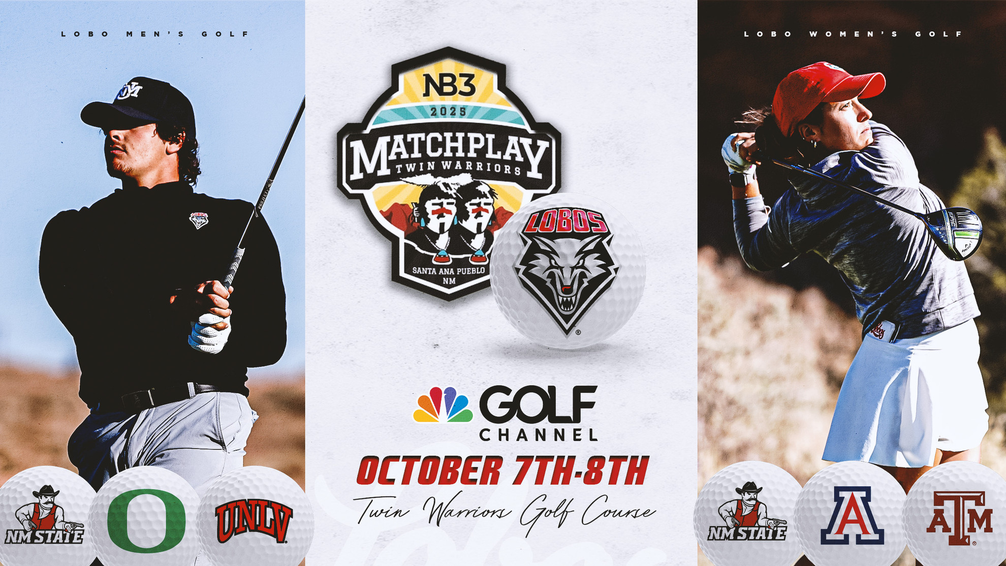 Lobo Men’s & Women’s Golf Return to NB3 Matchplay for 2025 Event - New ...