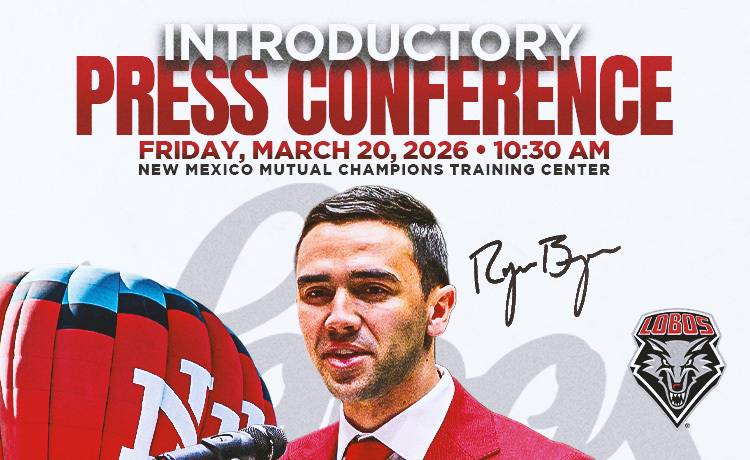 Ryan Berryman Introductory Press Conference - New Mexico Lobos ...